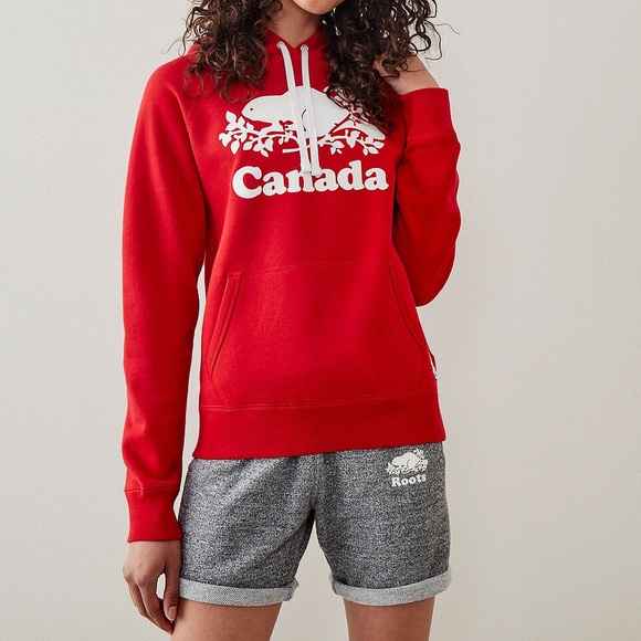 Roots | Tops | Red Roots Hoodie | Poshmark